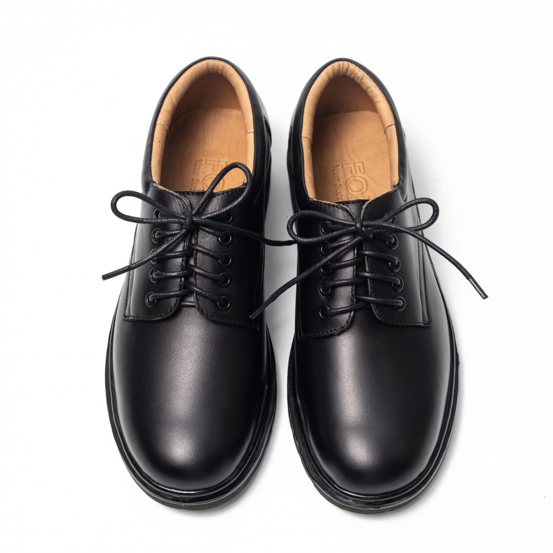 GIÀY MODERN DERBY DA BÒ TRƠN DF27 - FOR Shoes - Giày Tây Đẹp, Giày Tây ...